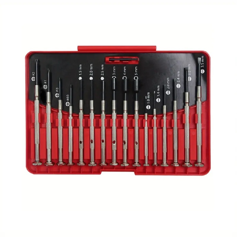 Set surubelnite de precizie, 16 bucati, Bossram