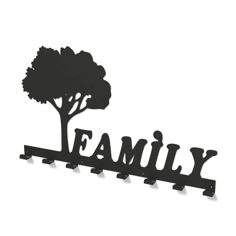 Cuier metalic decor Copac Family