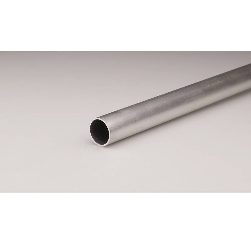 Profil teava rotunda Fi10 1m aluminiu lucios