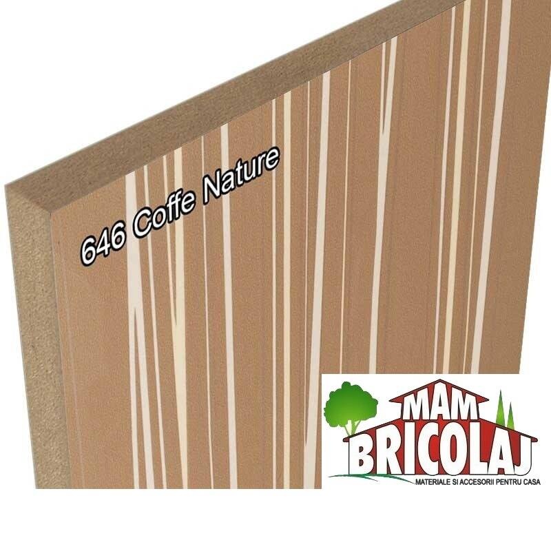 Panou MDF lucios maro fibros 646