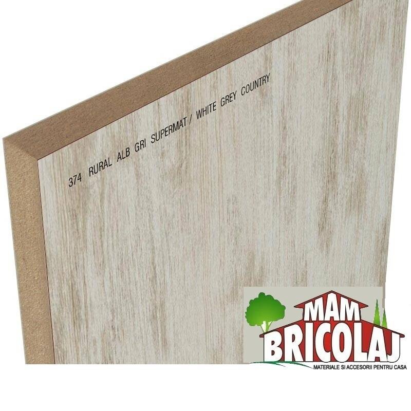 Panou MDF mat gri country 374