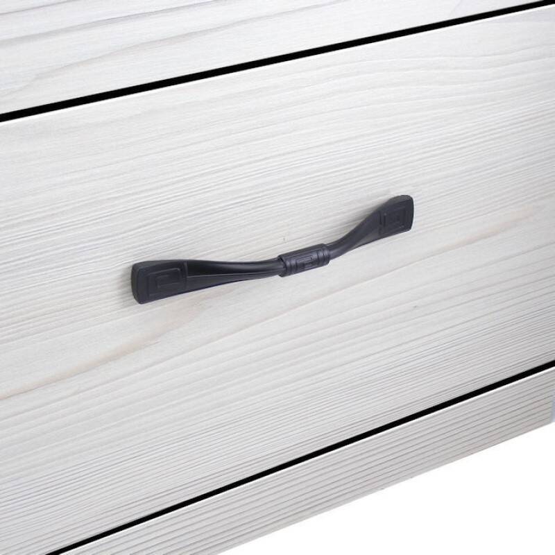 Maner Decor negru mat 128mm