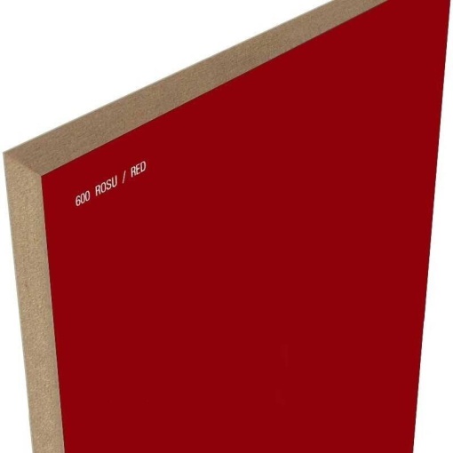 Panou mdf rosu lucios 600