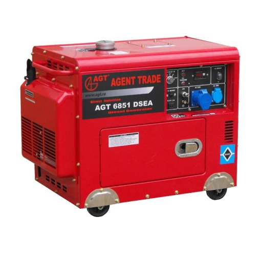 Generator electric monofazat de 5kVA pe motorina AGT 6851 DSEA cu ...