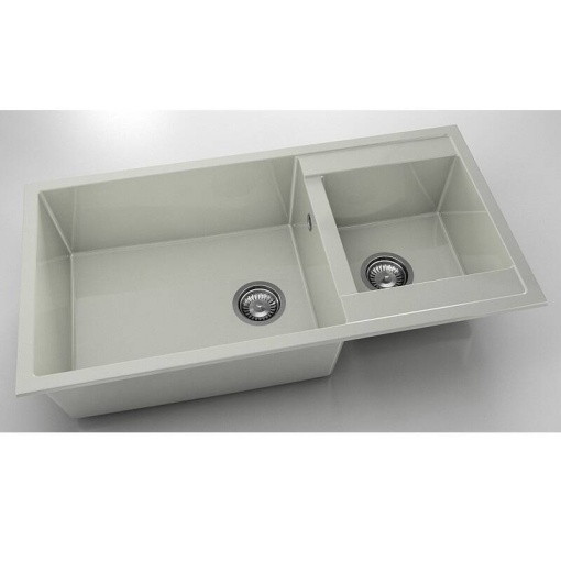 Chiuveta cu doua cuve Marmura Compozit 235