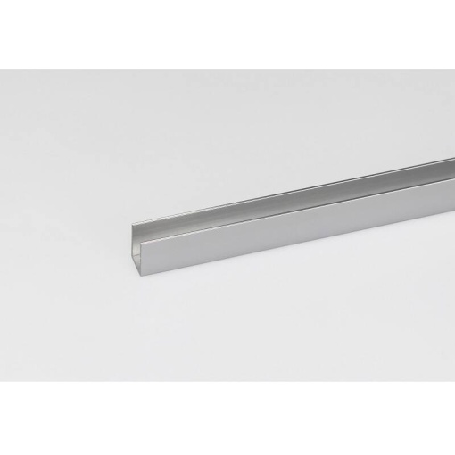 Profil U aluminiu 10x15mm 1m crom