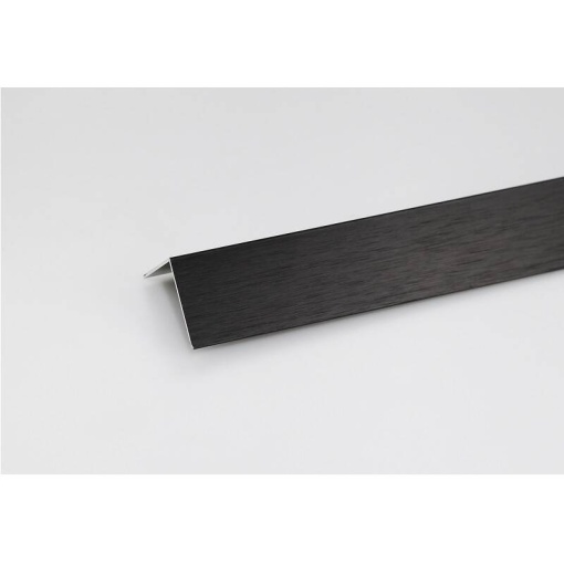 Cornier aluminiu 20x10mm 1m negru periat