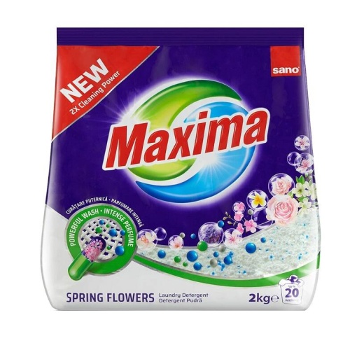 Detergent de rufe pudra Sano Maxima Spring Flowers 2kg