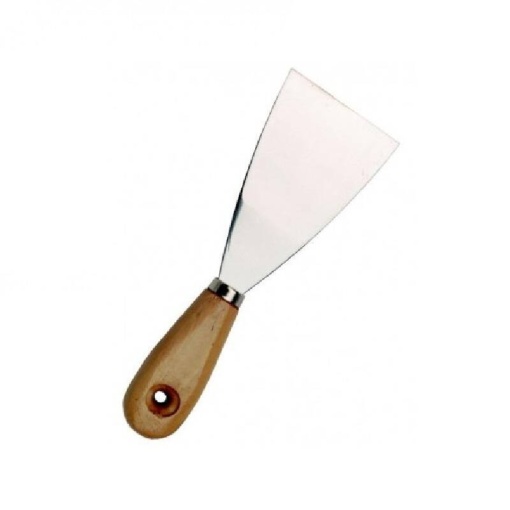 Spaclu cu maner de lemn 80 mm