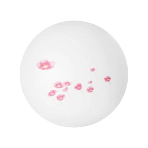 Plafoniera LED rotunda Anca 18W flori roz Gelux