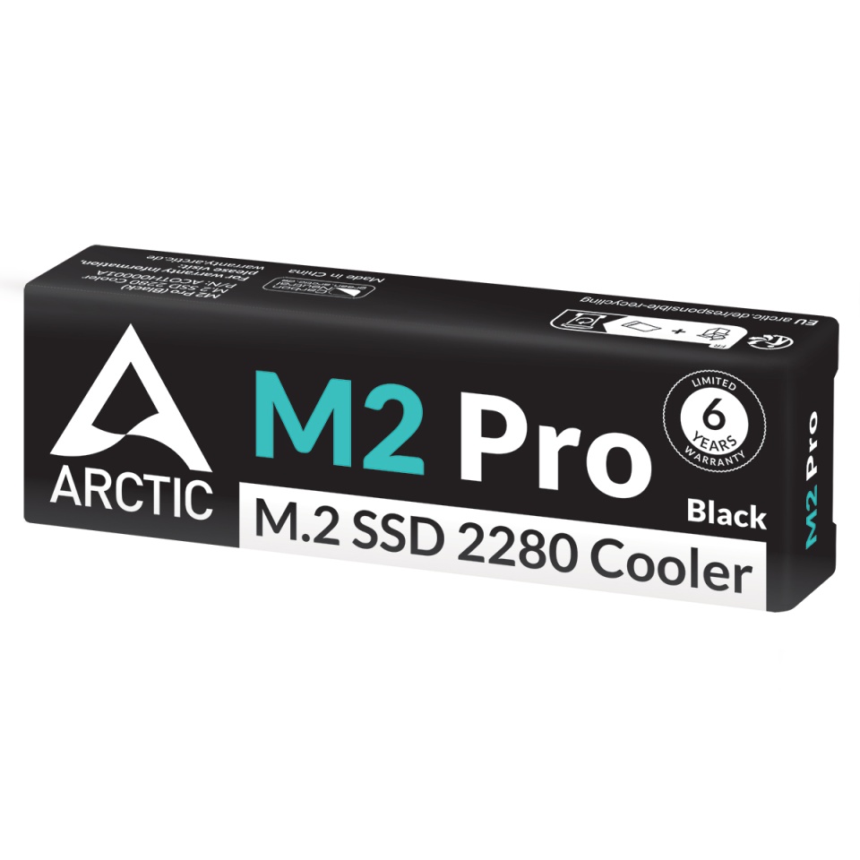 SSD Cooler for M.2 Drives Arctic M2 Pro (Black), ACOTH00001A