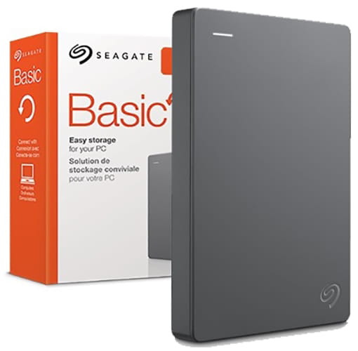 HDD External 4TB SEAGATE Basic, STJL4000400, USB 3.0, 2.5", black