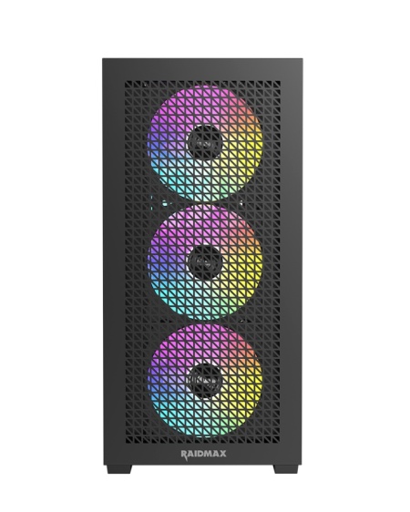 Kućište Raidmax Meshiah X605, Full Tower, 4 x 14cm ARGB fan, X605TBF, black