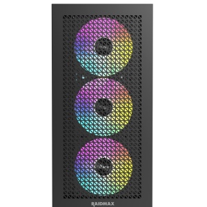 Kućište Raidmax Meshiah X605, Full Tower, 4 x 14cm ARGB fan, X605TBF, black