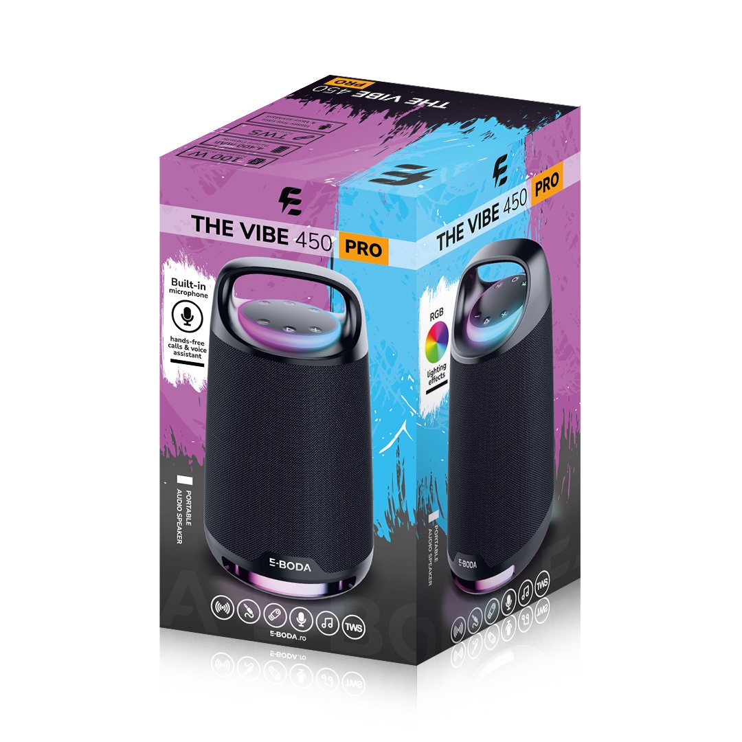 Boxa Portabila E-Boda The Vibe 450 Pro