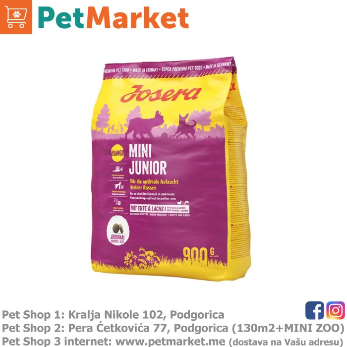 JOSERA MINI JUNIOR 900g (Super Premium)