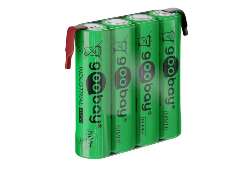 Acumulatori industriali R03 NiMH 800mAh 4*AAA - 4.8V