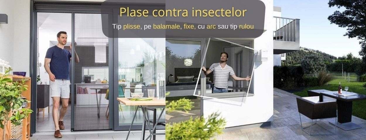 Plisse, rulou sau pe balamale? Care e plasa ideala pentru locuinta ta