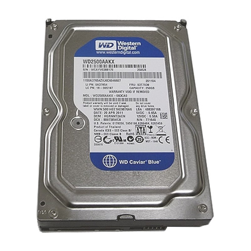 Hard Disk 250GB Western Digital Blue, SATA3, Cache 16MB, WD2500AAKX