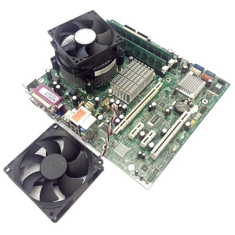 KIT mining Placa de baza MSI MS-7336 Ver 1.0 + Intel Pentium Dual Core ...