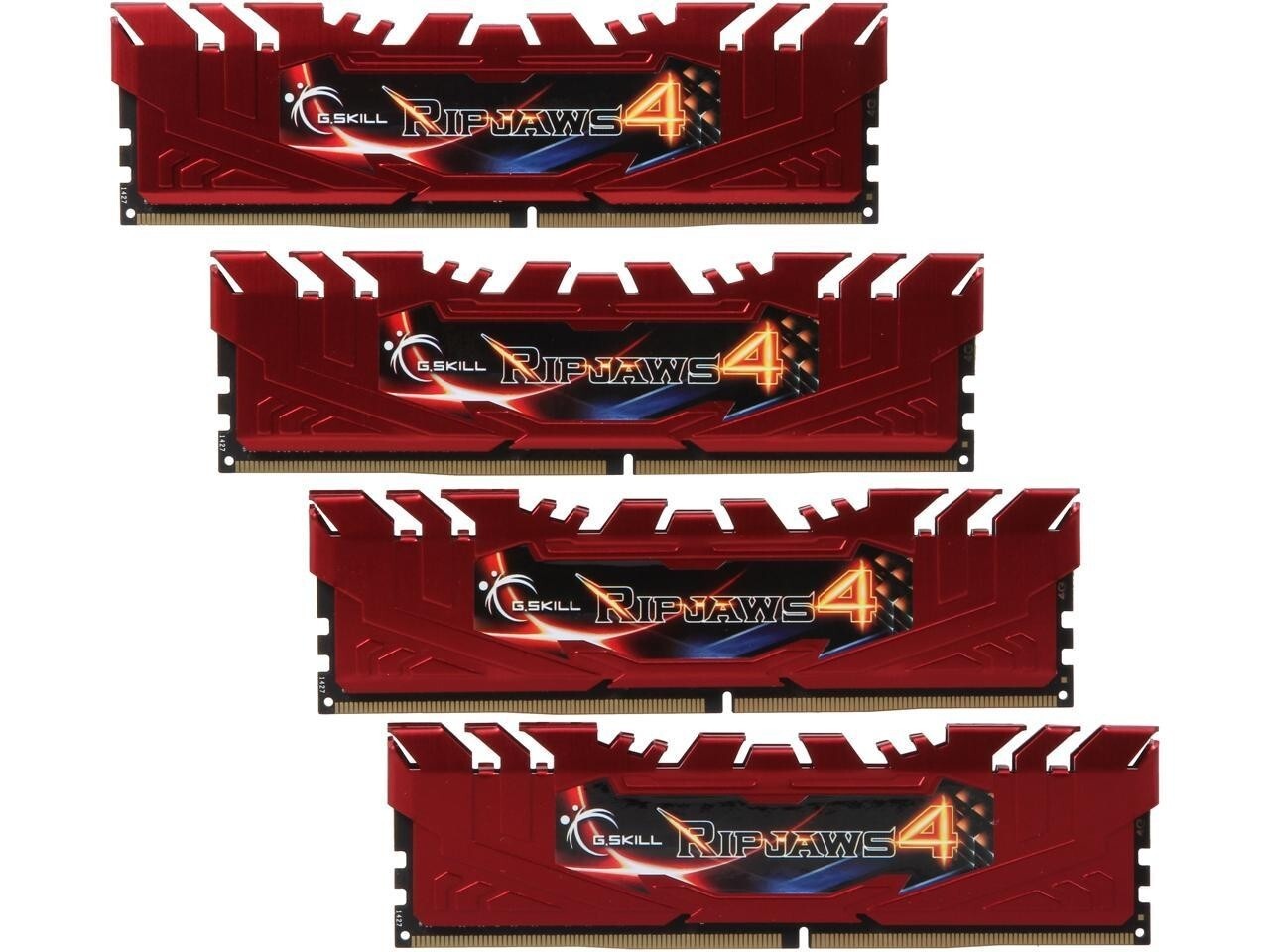 Memorii G.SKILL 16GB (4x4GB) DDR4 2400MHz F4-2400C15Q-16GRR