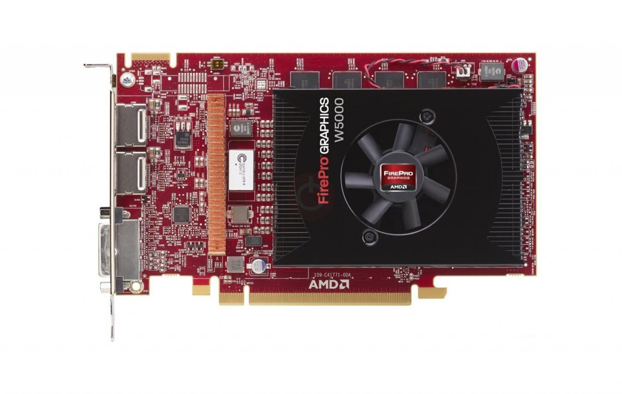 Placa video AMD FirePro W5000, 2GB GDDR5, 256 Bit, DVI, 2xDP, HDMI