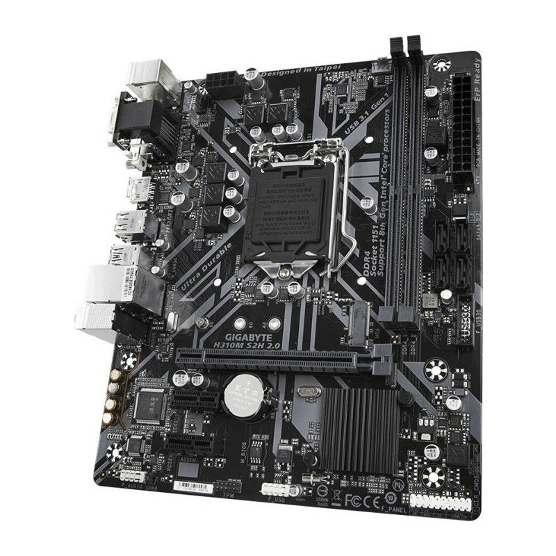 Placa de baza GIGABYTE H310M S2H socket 1151 V2, slot M2 NVME/SATA