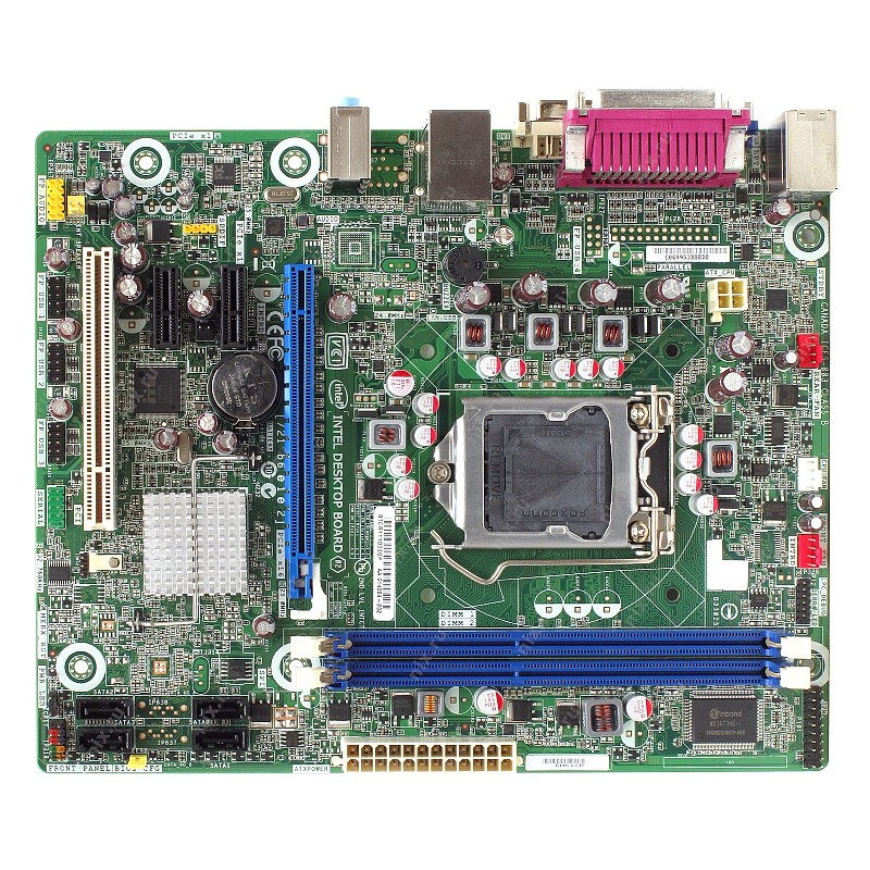 Placa de baza Intel DH61CR, LGA1155, DDR3, FSB 1333MHz, PCI-e x16 3.0 ...