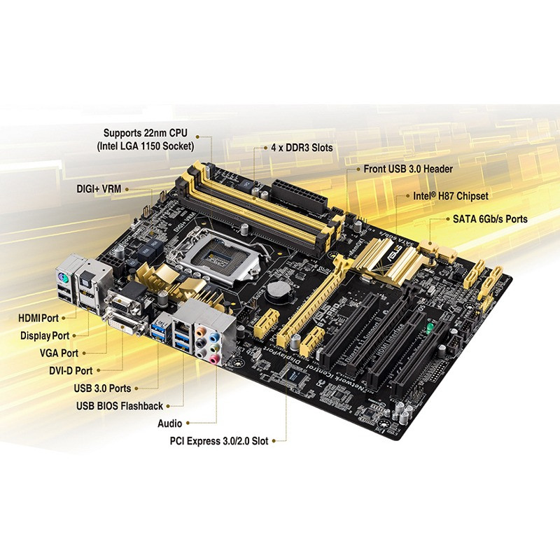 Placa de baza ATX ASUS H87-PRO socket 1150