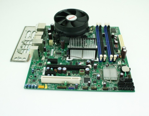 Kit Intel Core 2 Quad Q9550 + Intel DQ45CB, 4xDDR2 + cooler