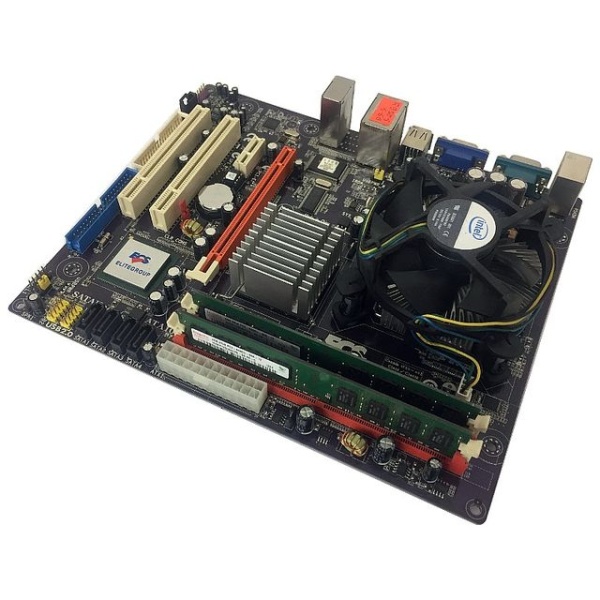Kit Placa de baza ECS G31T-M + Intel Core 2 Quad Q9505 2.83GHz + 4GB ...