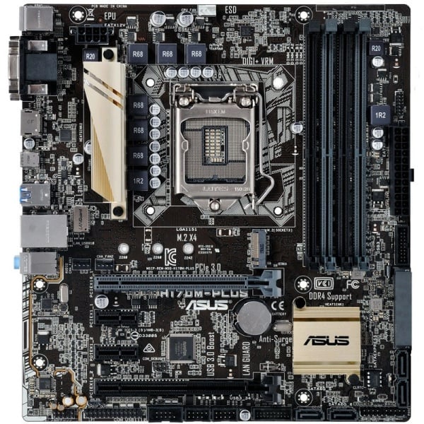 Placa de baza ASUS H170M-PLUS socket 1151 slot M2 SATA/NVME
