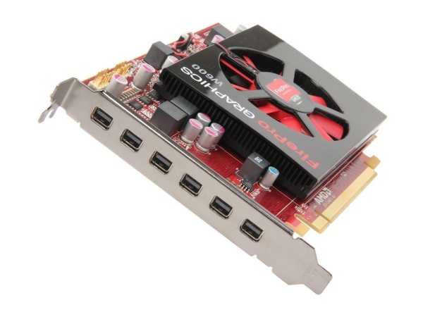 Placa video SAPPHIRE FirePro W600, 2GB GDDR5, 128-bit, 6 x mini DisplayPort