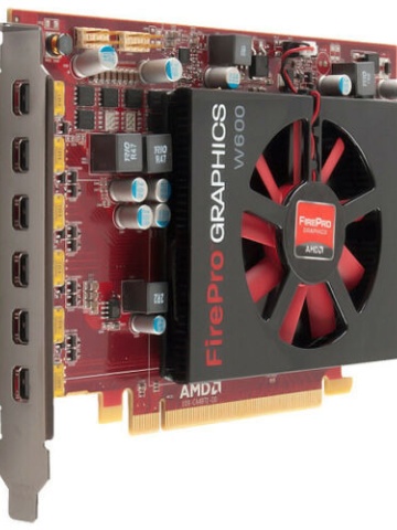 Placa video SAPPHIRE FirePro W600, 2GB GDDR5, 128-bit, 6 x mini DisplayPort