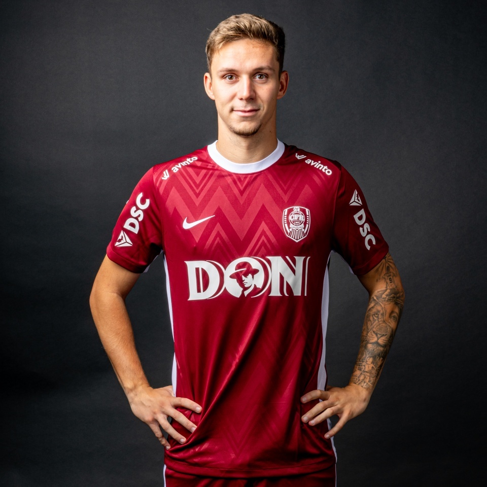 Tricou oficial CFR Cluj - Nike visiniu - 2025-2026 + emblema oficiala ...