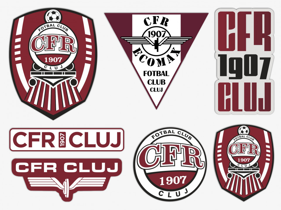 Set stickere CFR Cluj