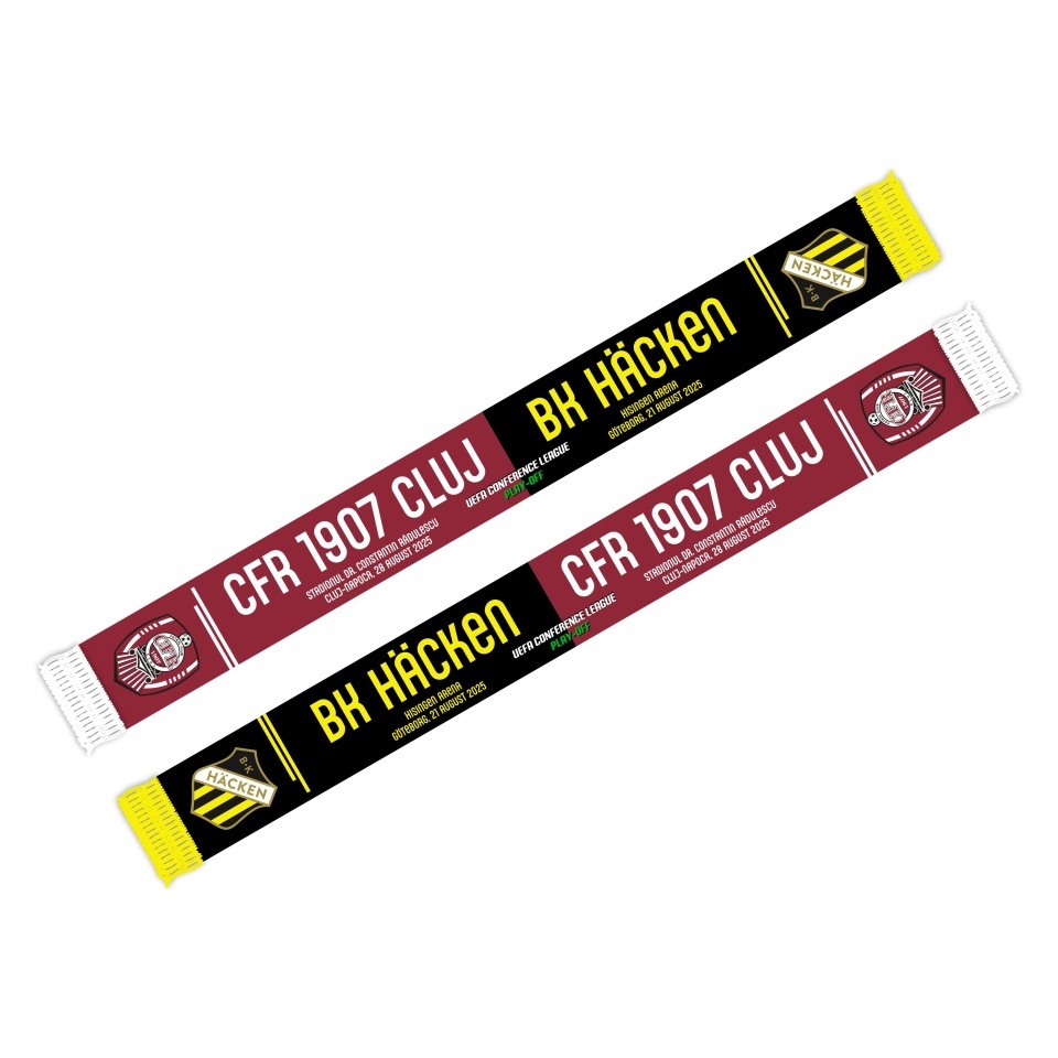 Esarfa CFR 1907 Cluj - BK Hacken - UECL Playoff