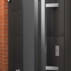 Set maner tragator inox 20x40 lungime 500mm 45 grade