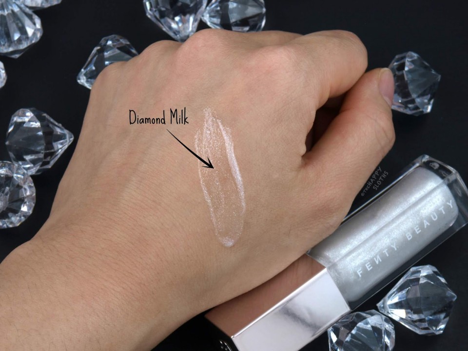 Luciu de buze stralucitor Fenty Beauty Gloss Bomb Lipgloss Diamond Milk