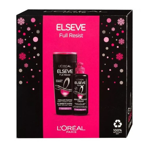 Set Sampon si Crema de par, Loreal, Full Resist