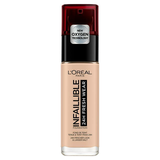 Fond de ten rezistent LOREAL Infaillible 24H Fresh Wear 25 Rose Ivory