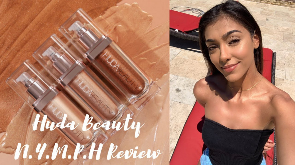 Iluminator fata si corp HUDA Beauty N.Y.M.P.H. Highlighter Travel Size ...