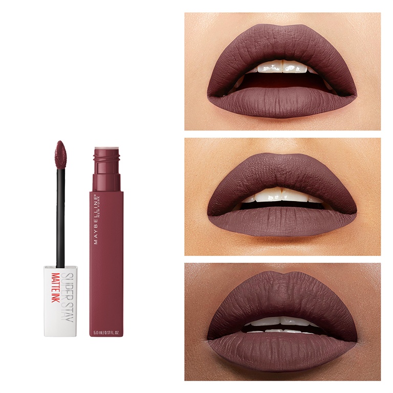 Ruj de buze rezistent la transfer, Maybelline, Superstay Matte Ink, 160 ...