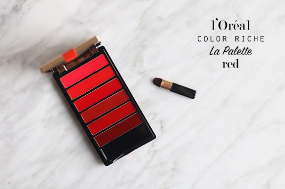 Paleta ruj de buze Loreal Color Riche, La Palette, Red, 6 culori