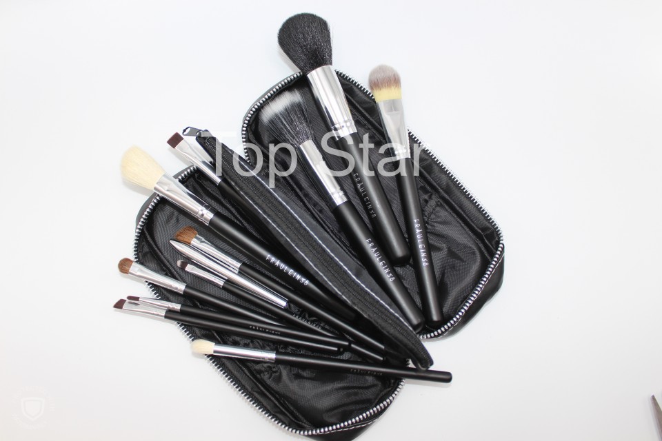 Set 12 pensule profesionale par natural Fraulein + penar depozitare