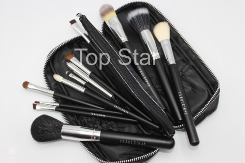 Set 12 pensule profesionale par natural Fraulein + penar depozitare