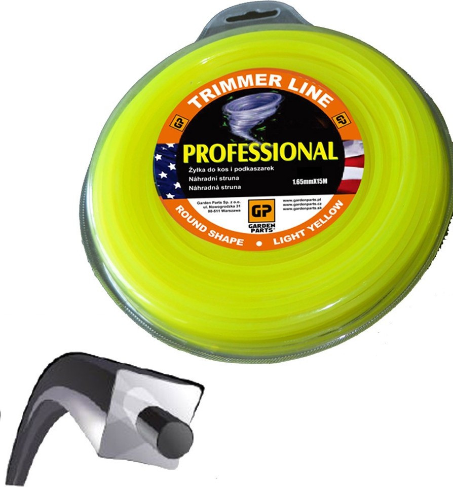 Fir motocoasa 3mm,15m profil patrat cu insertie