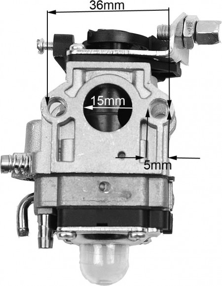 Carburator motocoasa china 43cc, 52cc, Ruris Dac210, Dac310