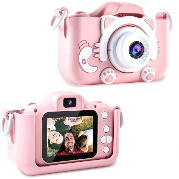 Camera foto copii 2.0 inch KidsCam roz – Engros B2B