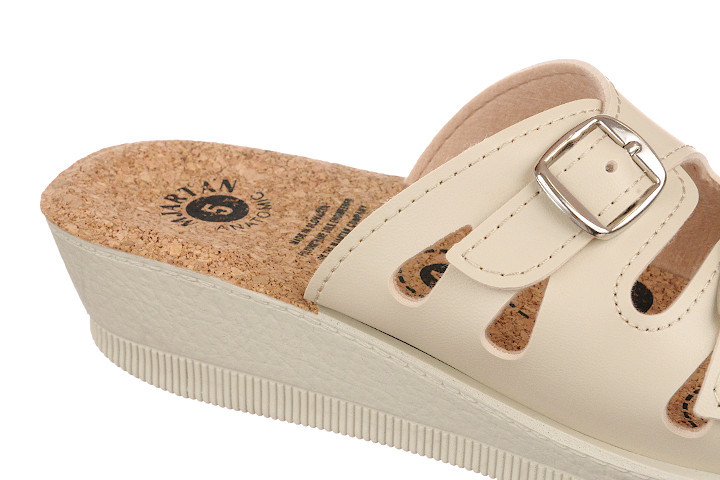 Papuci de vara, dama, Mjartan 2802-P01K brant pluta naturala